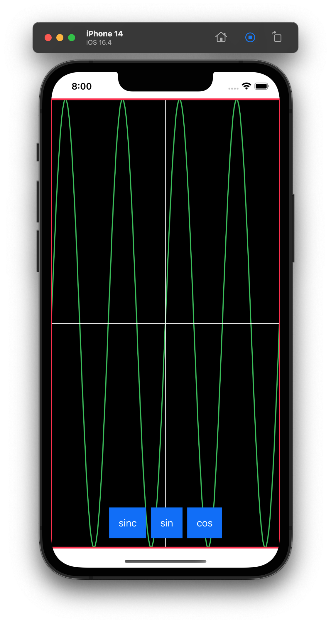 構造体配列による信号波形を画面いっぱいに描画する | GazoYaro