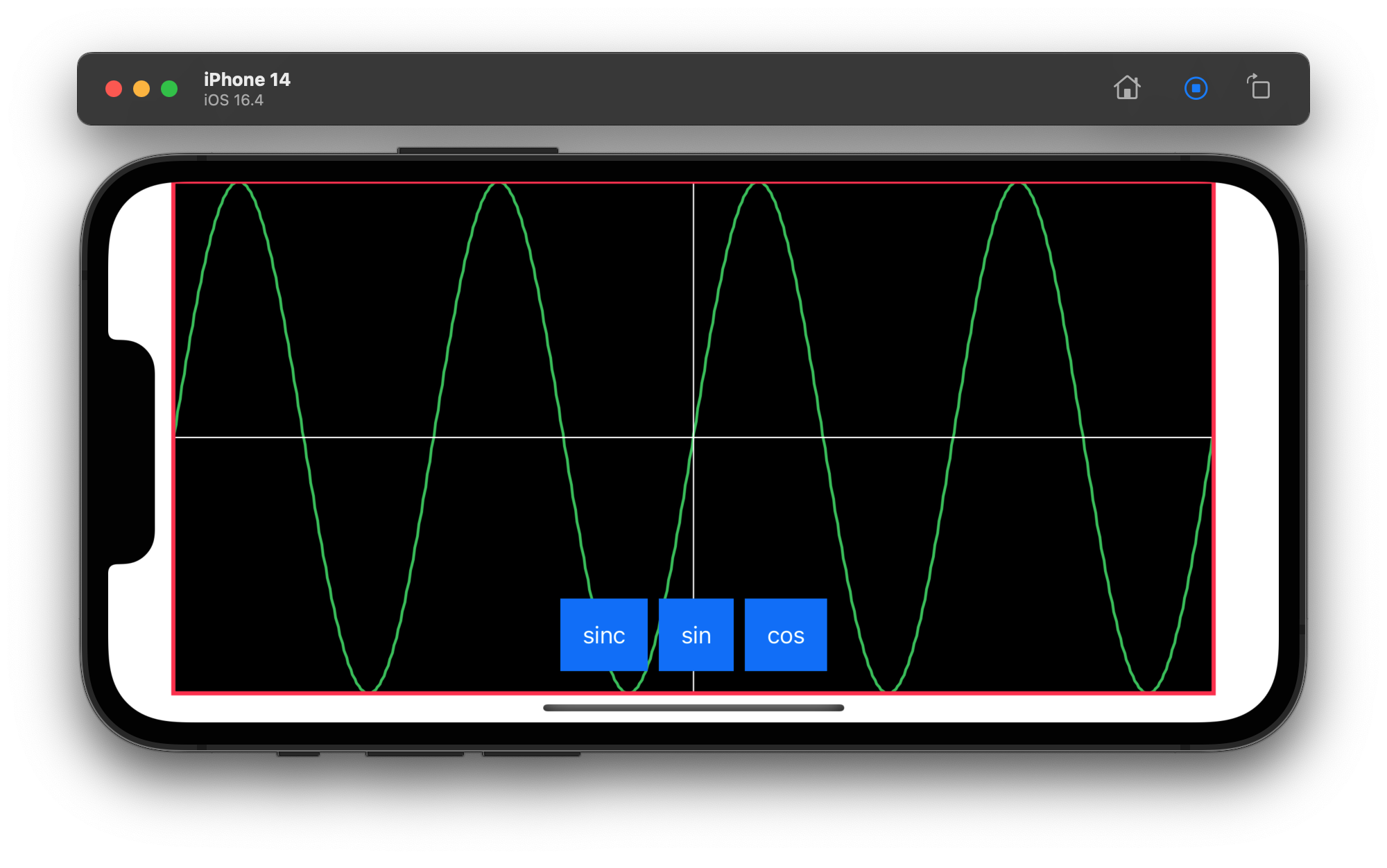 構造体配列による信号波形を画面いっぱいに描画する | GazoYaro