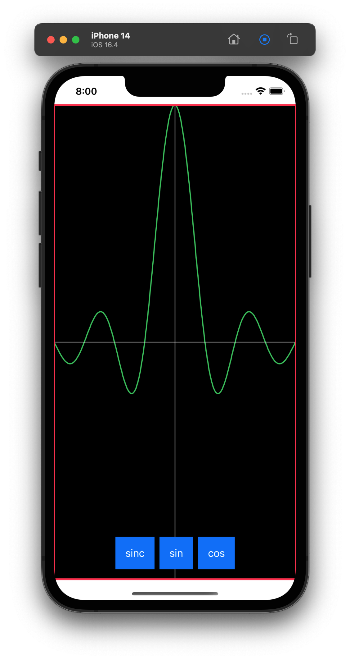 構造体配列による信号波形を画面いっぱいに描画する | GazoYaro