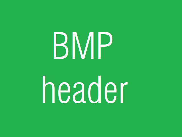BMPのファイルヘッダとインフォヘッダを定義する | GazoYaro