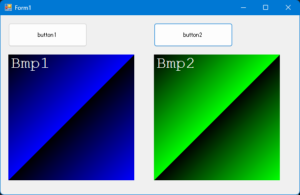 ビットマップに文字列を描画してウインドウに表示する | GazoYaro